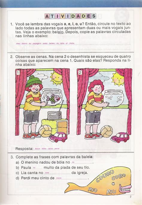 Atividades de Ortografia ESPAÇO EDUCAR