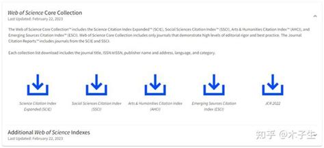 更新WOS发布最新版SCI收录目录新增收录13本期刊查看详情 知乎