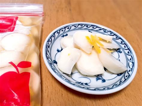 カブが好きになるかぶの甘酢漬けゆず風味 By のびの 【クックパッド】 簡単おいしいみんなのレシピが348万品