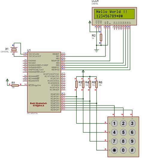 Emerging Technologies Keypad Interfacing With Pic16f8