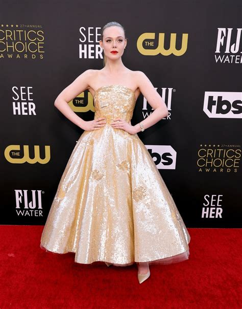 Elle Fanning Sexy Cinderella At The Critics Choice Award Photos The Fappening