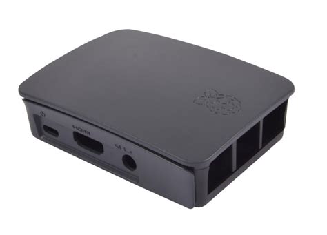 Official Raspberry Pi 3 Case Blackgrey The Pi Hut