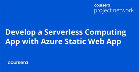 Develop A Serverless Computing App With Azure Static Web App Coursya