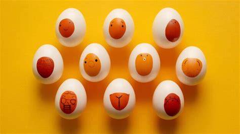 Premium Photo Top View On Beautiful Ester Eggs