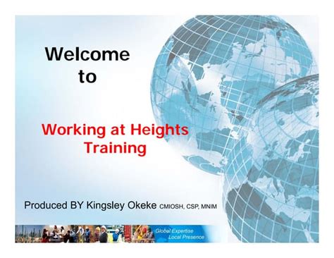 Working At Height Slides Ppt