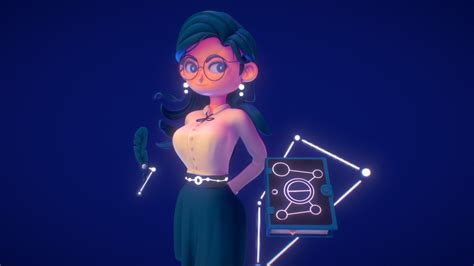 Sofia Sparknight The Cosmic Researcher 3d Model By Zhed Titus