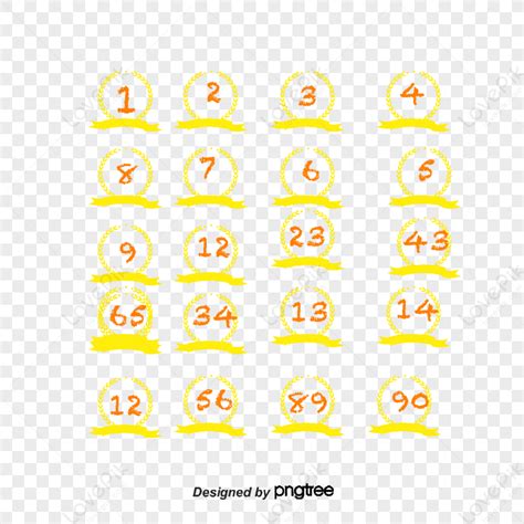 디지털 벡터 기념일숫자 Png 일러스트 무료 다운로드 Lovepik