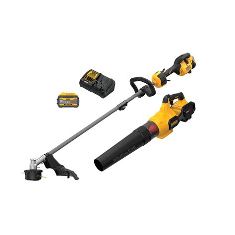 V MAX In Brushless Cordless Attachment Capable String Trimmer And Blower Combo Kit DEWALT