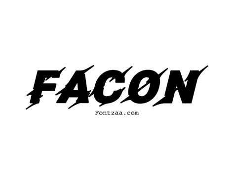 Facon Font Fontzaa Exclusive Fonts Library
