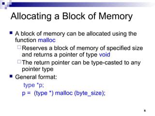 Dynamic V Memory Management In C Cpp Ppt