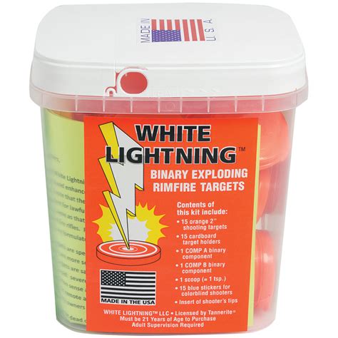 15 Ct White Lightning Target Kit Gebos