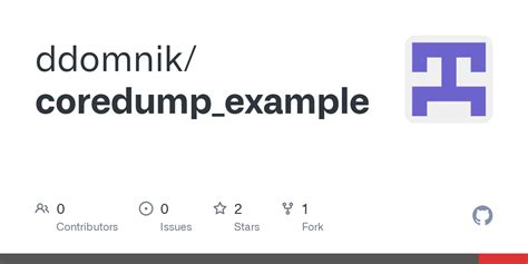 GitHub Ddomnik Coredump Example