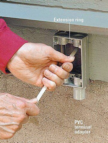 How to Extend Power Outdoors Câblage électrique maison Bricolage électronique Câblage électrique