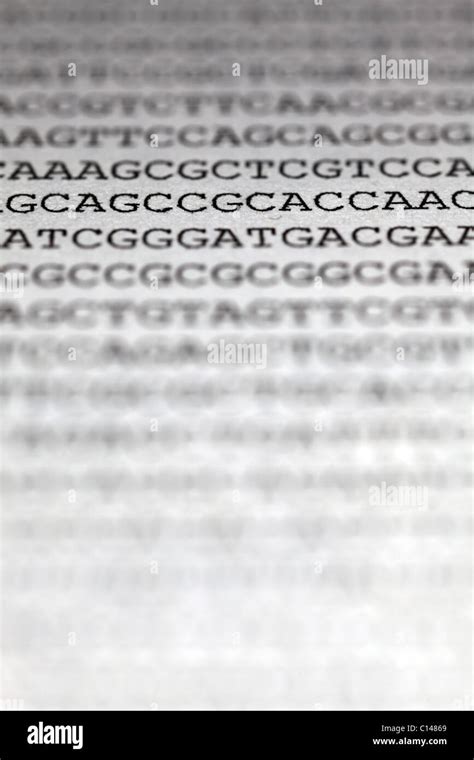 Dna Sequence Hi Res Stock Photography And Images Alamy