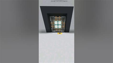 4x4 Bank Vault Door Minecraft Bedrock Minecraft Redstone Youtube