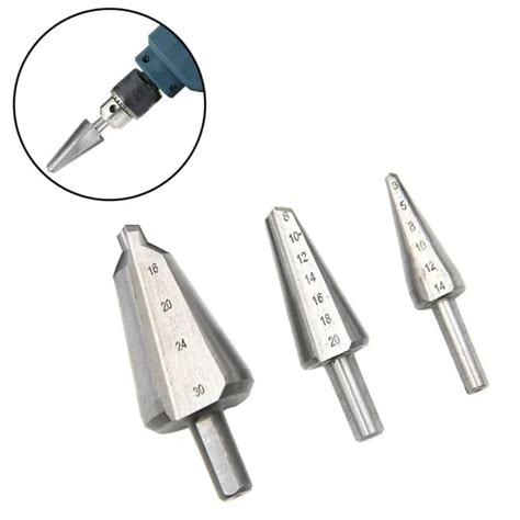 M CHE PERCEUSE CONIQUE 1PC 6 8 10mm Tige Chanfrein Construction Site