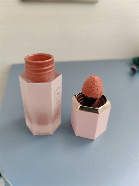 Sheglam Color Bloom Dayglow Liquid Blush Shimmer Finish Risky Business