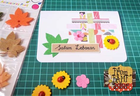 From Famf Tower Tutorial Kraf Kertas Kad Hari Raya Anyaman Mudah