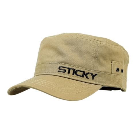 Sticky Baits Khaki Military Cap