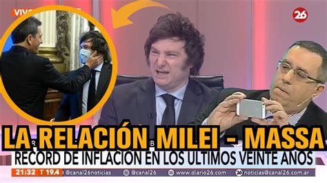 Milei Sobre Su Vinculaci N Con Sergio Massa Javier Milei En La Mirada Hot Sex Picture