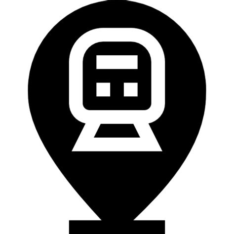 Icono De Ubicación Basic Straight Filled