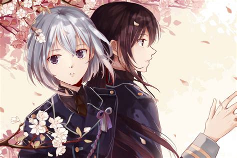 Namazuo Toushirou And Honebami Toushirou Touken Ranbu Drawn By