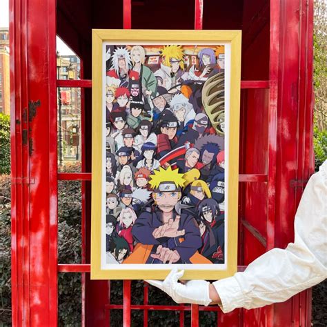 『動漫星城』火影忍者全家福3d立体画卡通动漫周边手办生日礼物二次元相框挂画 蝦皮購物