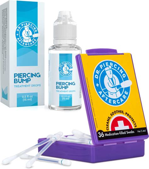 Dr Piercing Aftercare Swabs Bundle With Keloid Bump