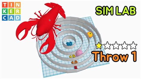 Throw Target Mission 1 Level 1 Easy Tinkercad 3d Modeling Sim Lab