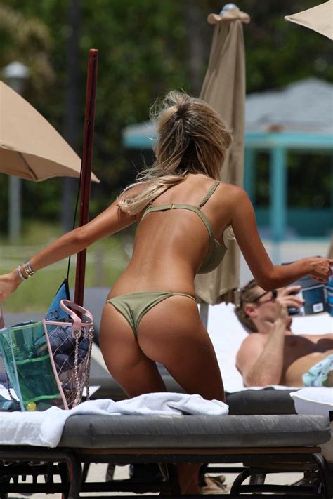 Italian Star Melissa Castagnoli Bikini Thong And Areola Peek Photos