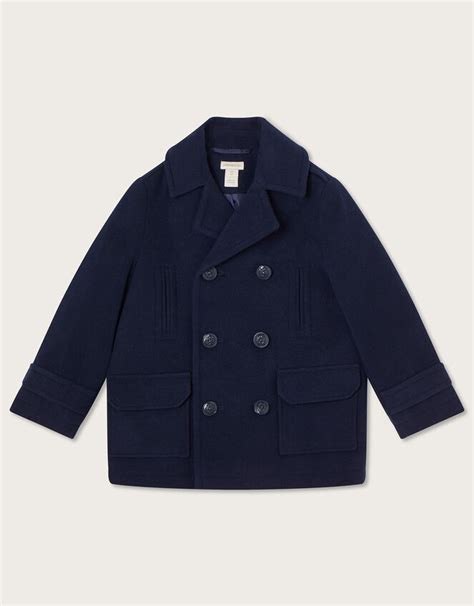 Button Peacoat Blue