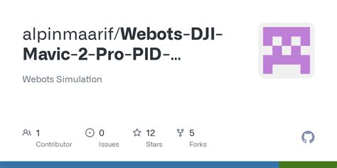 GitHub Alpinmaarif Webots DJI Mavic 2 Pro PID Controller Webots