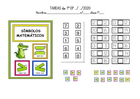 Menor Igual Ma Free Interactive Worksheets 541646