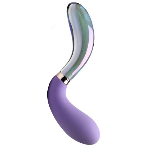 Prisms Vibra Glass 10x Pari Dual Ended Artisan Glass And Premium Silicone