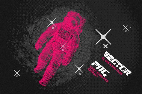 70 Space Bitmap Dither Vector And Png On Behance