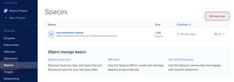 Mounting Digitalocean Spaces And Access Bucket From Droplet