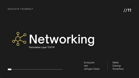 Pemodelan Layer Tcpip Maliki Edulogi Nusantara