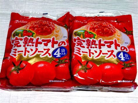 【2個8食】ハウス 完熟トマトのミートソース4袋入り×2個 By メルカリ