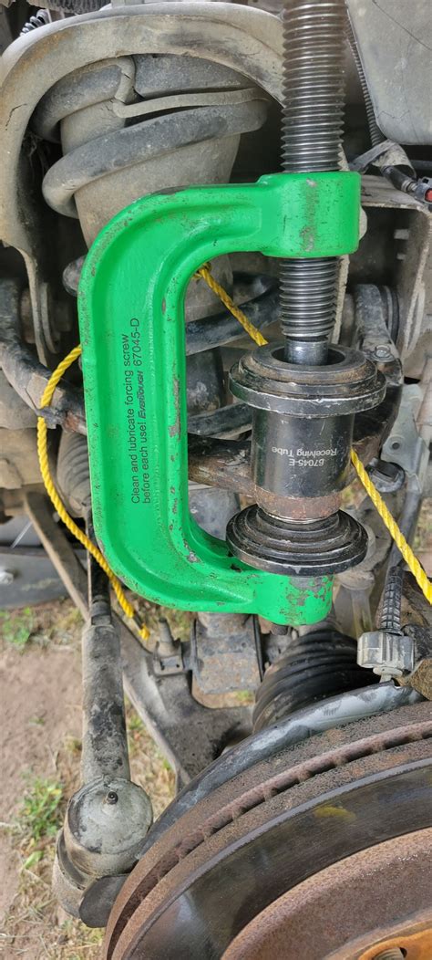 Ball Joint Stuck In Control Arm I Have The C Clamo Joint Removal Tool