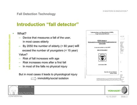 Fall Detection Technology Verhaert Pdf