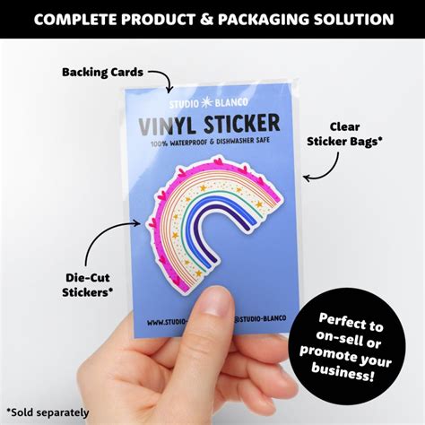 Custom Backing Cards Australia Custom Sticker Backing Cards