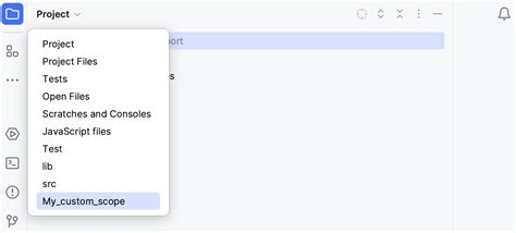 Scopes And File Colors Webstorm Documentation