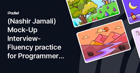 Nashir Jamali Mock Up Interview Fluency Practice For Programmers Rs