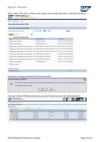 Sap Solman Sld Overview V Pdf