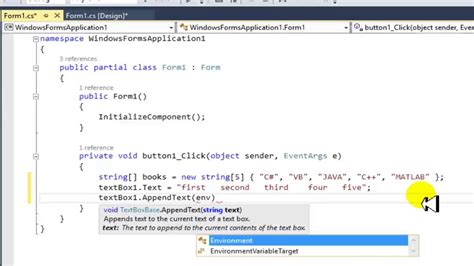 Tutorial C Windows Form Application Array String 1 D In Kurdish Youtube