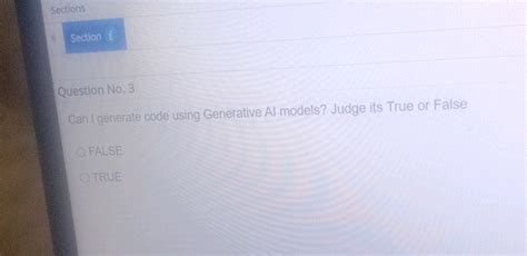 Sections Section Question No Can I StudyX