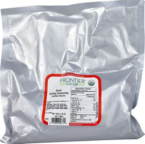 Frontier Organic Steak Grilling 16 Oz Smith S Food And Drug