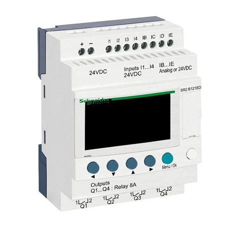 Sr2b121bd Relé Programable Zelio Logic 8 Ed4 Sd A Relé 24vdc