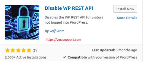 vô hiệu hóa wordpress rest api wp json để tăng bảo mật wordpress