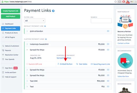 All About Payment Buttons Instamojo Help Center